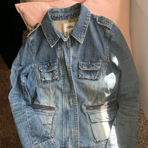 Old Navy | Jackets & Coats | Vintage Style Jean Jacket | Poshmark